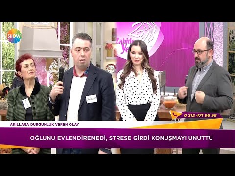 Oğlunu evlendiremedi, strese girdi konuşmayı unuttu