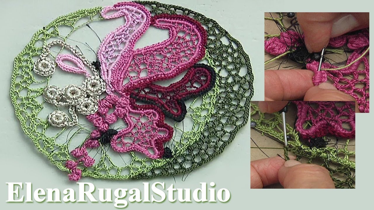 How to Crochet Project in Irish Lace - YouTube