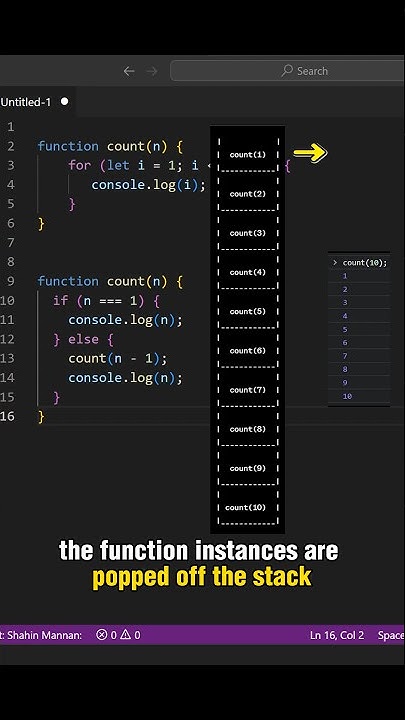 Recursion - super important programming technique - YouTube