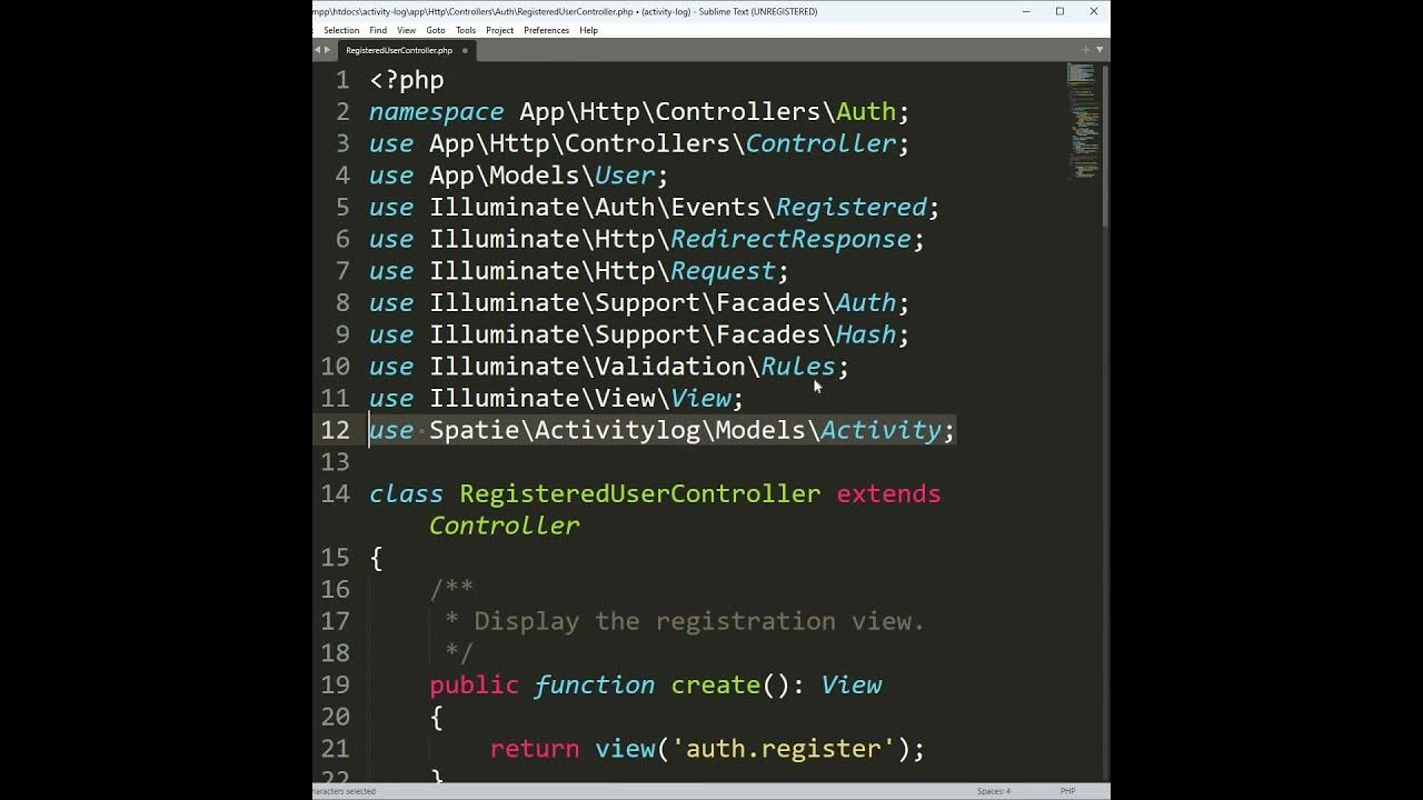 Laravel 11 - Spatie Activity Log (Track User Activity) @CodeShotcut #shorts #shortvideo # ...