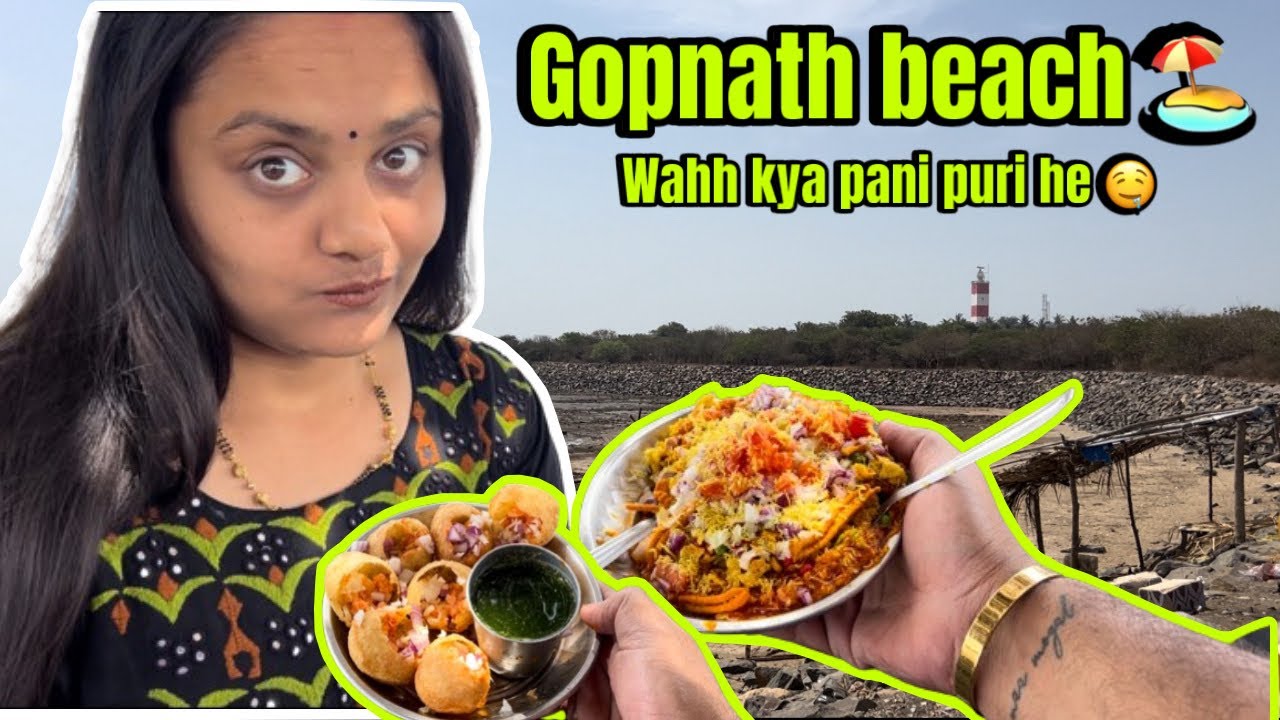 Gopnath Beach Pe Khayi Famous Pani Puri🤪 - YouTube