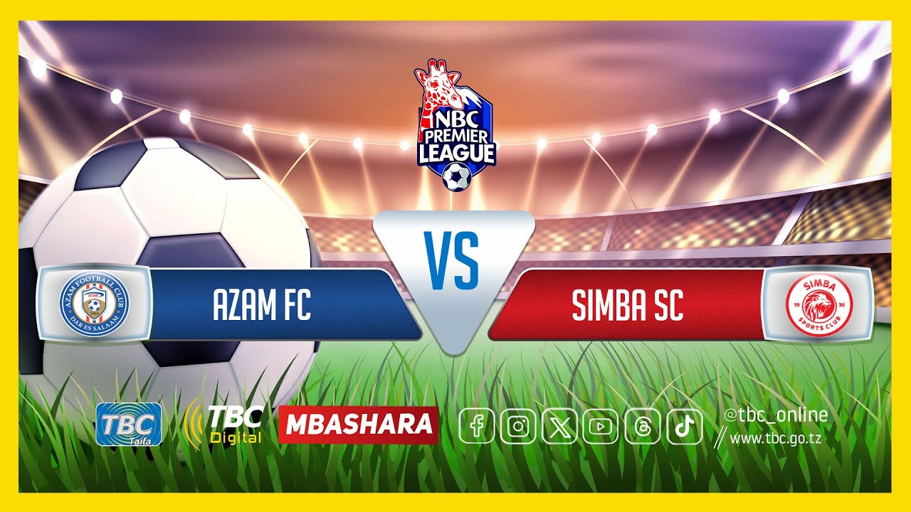 🔴#TBCLIVE : AZAM FC (0) VS (2) SIMBA SC l UWANJA WA NEW AMAAN COMPLEX ...
