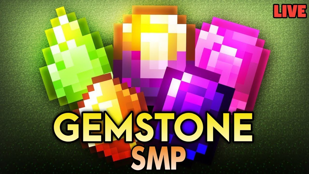 GEMSTONE SMP LIVE JOIN IT AND MAKE YOUR FIRTS GEM💎💎 | Minecraft Live ...