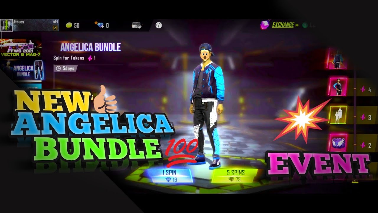 New Angelic bundle in free fire 🤑🤑#garena free fire 🔥🔥ff duos special 🆕 ...