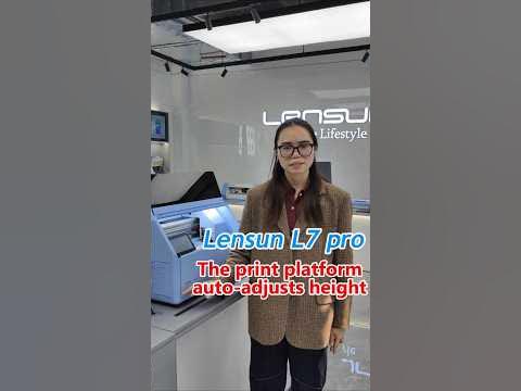 Lensun L7 pro:Smart detection, auto adjust, precise printing-fits transparent cases! #lensun # ...