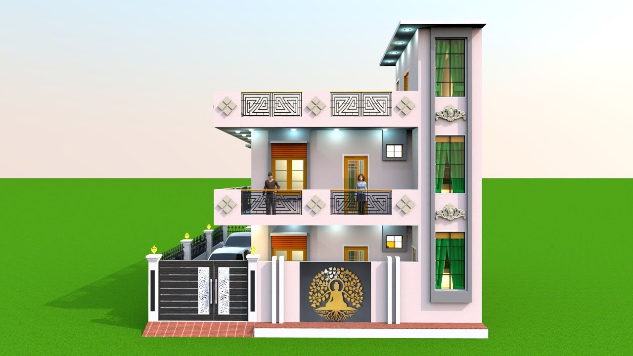 🏡35 x 40 house plan ! 35 x 40 3bhk house ! 35x40 ! 35 by 40 ka home ...