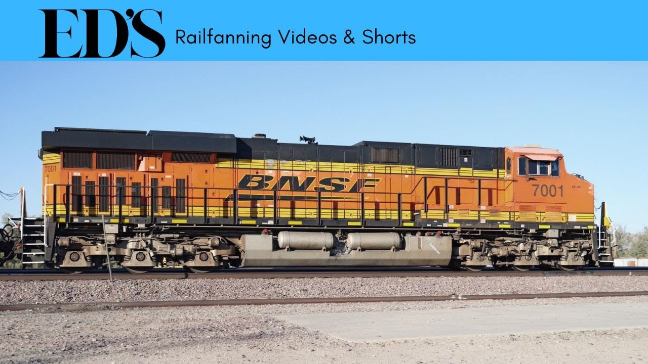 BNSF 7001 EB Z-LACMEM Hobart Yard Los Angeles, CA to Tennessee Yard Memphis, TN 10-23-2024 - YouTube
