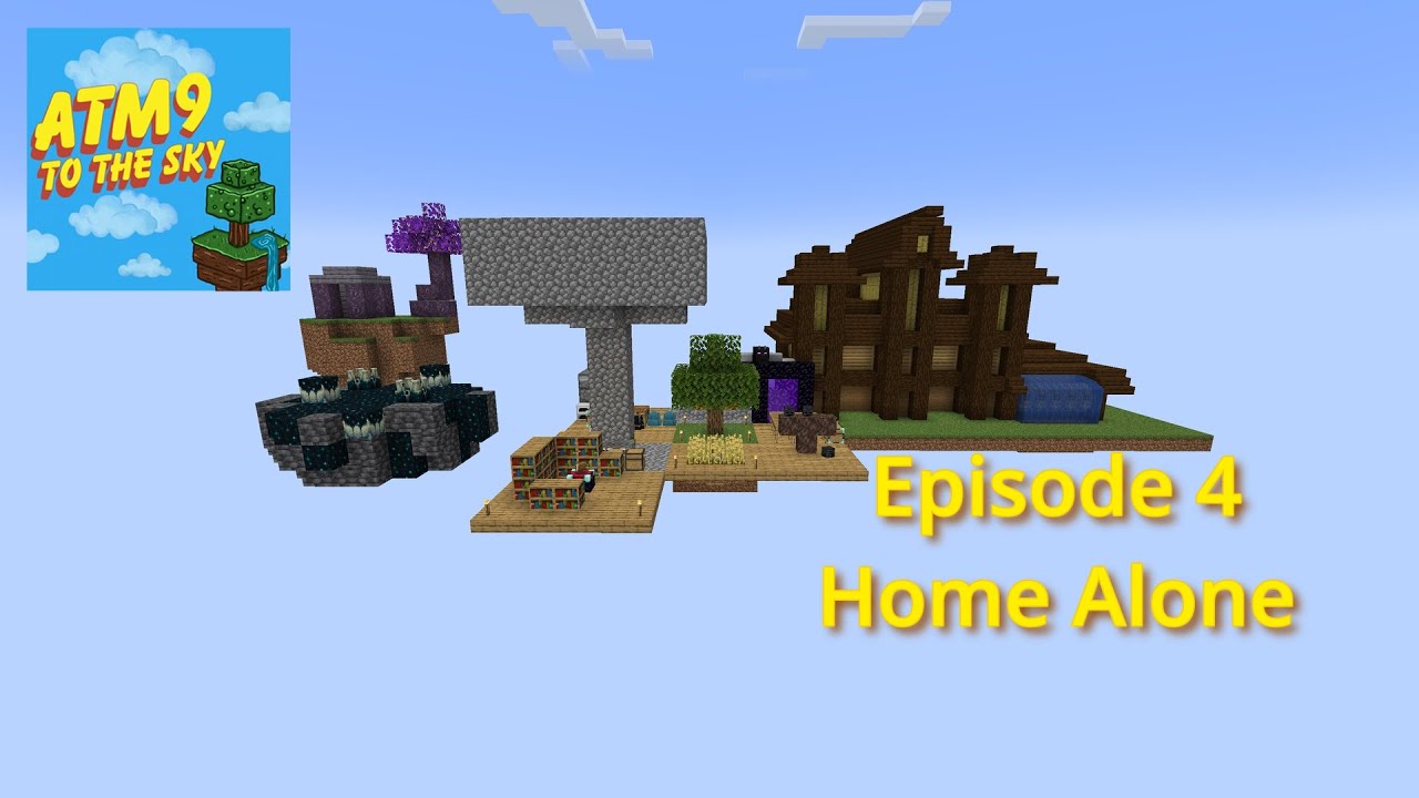 ATM 9 Skyblock EP 4 || Home Alone - YouTube