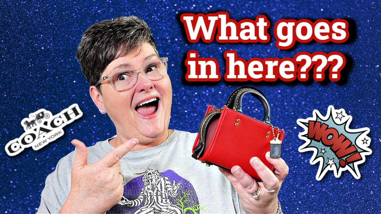 WHAT GOES IN THIS COACH BAG YouTube