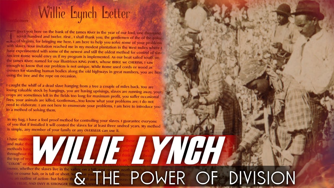 Willie Lynch & The Power Of Division - YouTube