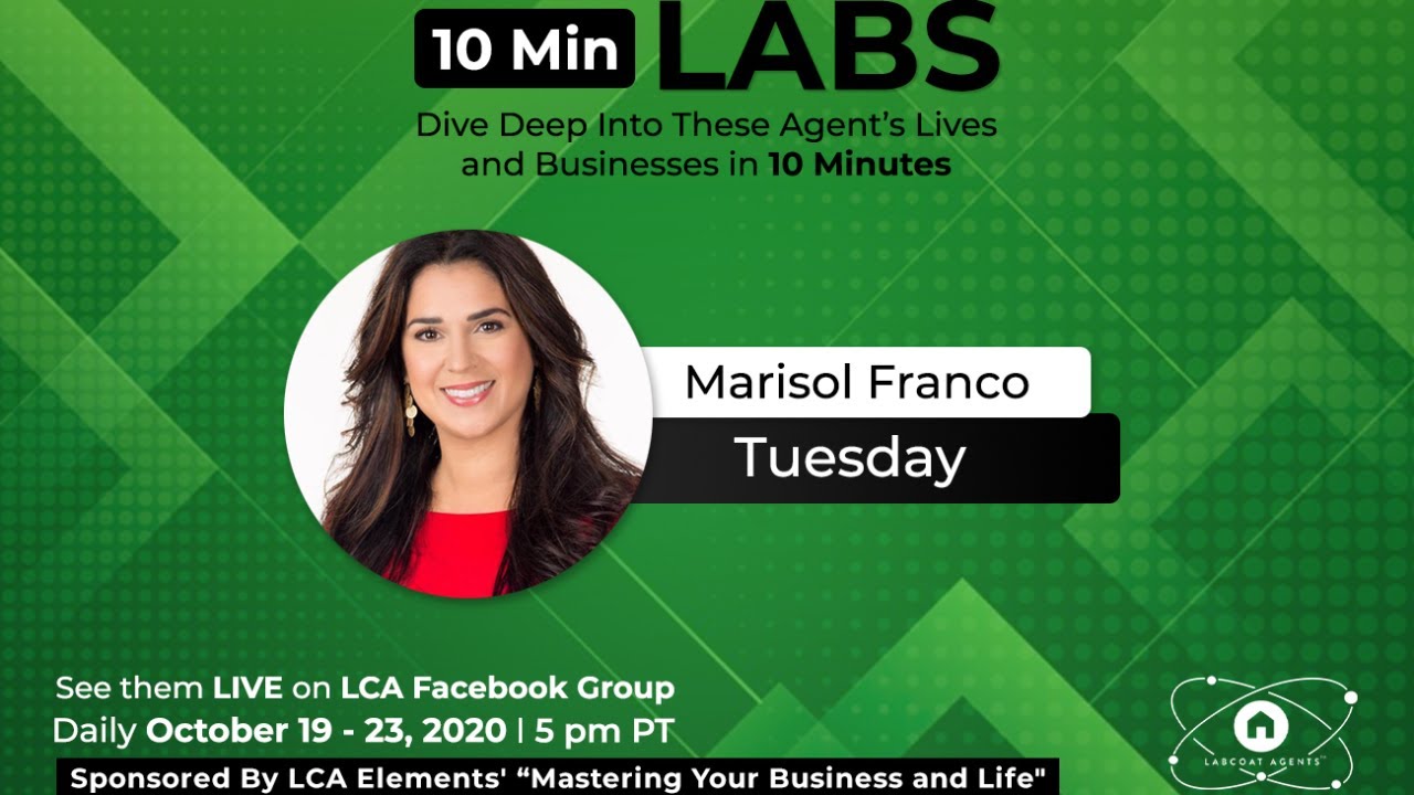 10 Min Labs w/ Marisol Franco - YouTube