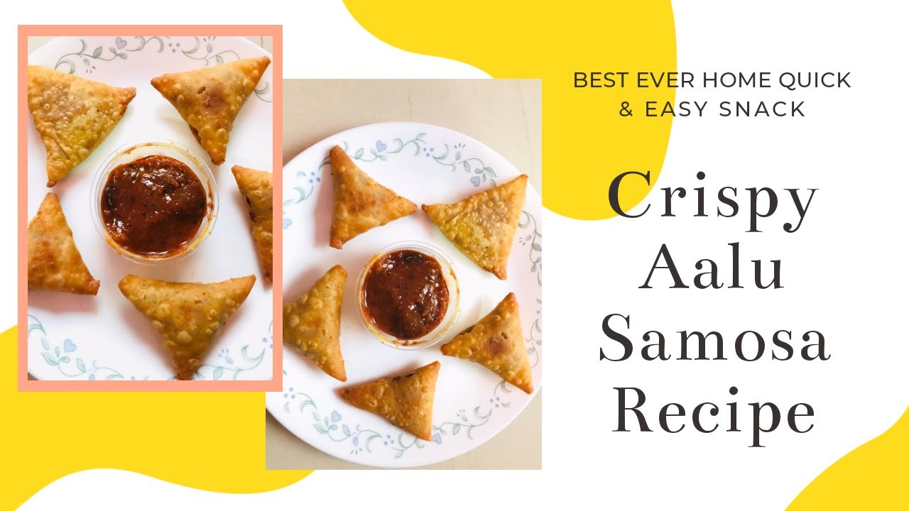 Aaluu Samosa Recipe Homemade | Crispy Aalu Samosa | How to make Aalu ...