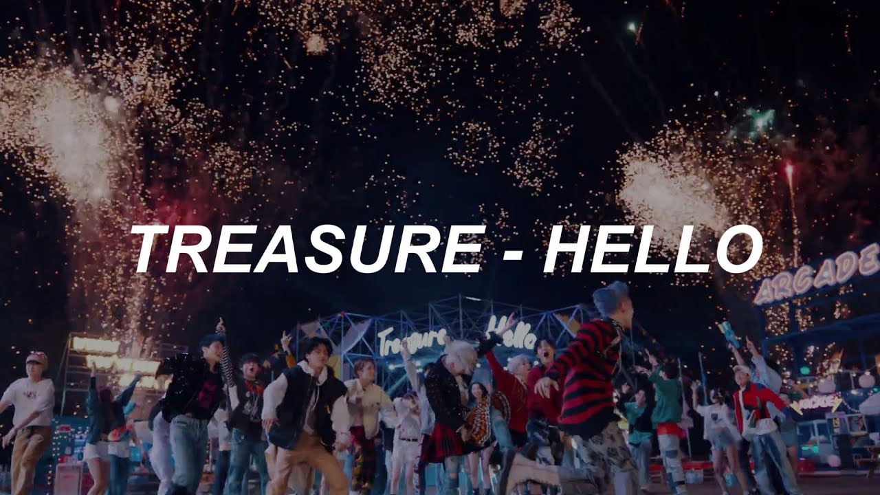 [with MV] TREASURE (트레저) - ‘HELLO’ Easy Lyrics - YouTube