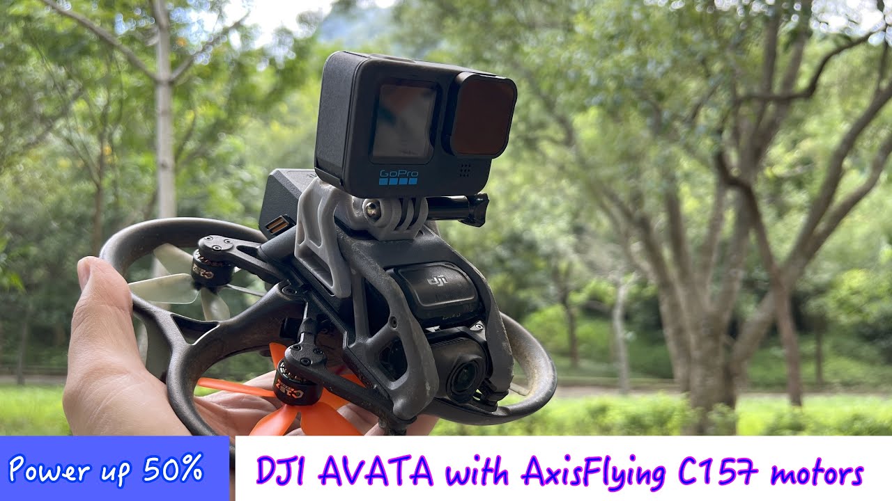 DJI AVATA performance edition with Axisflying C157 motor mod - YouTube