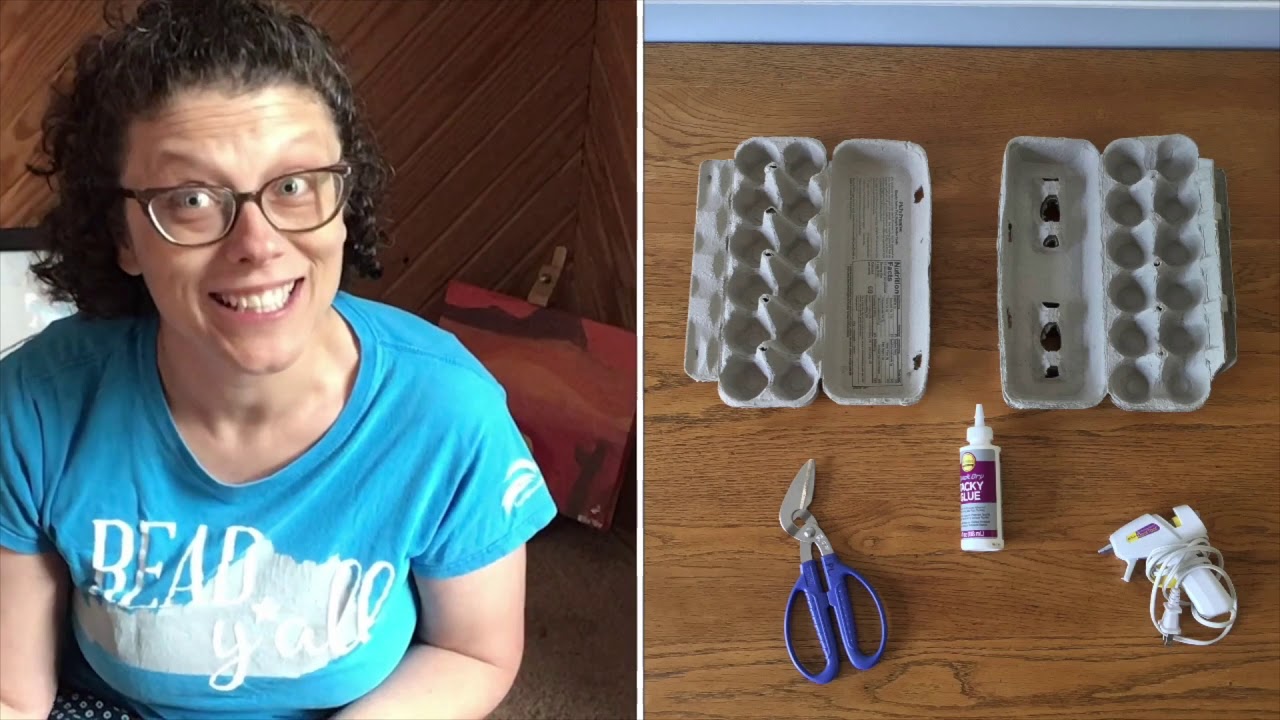 Upcycled Egg Cartons - YouTube