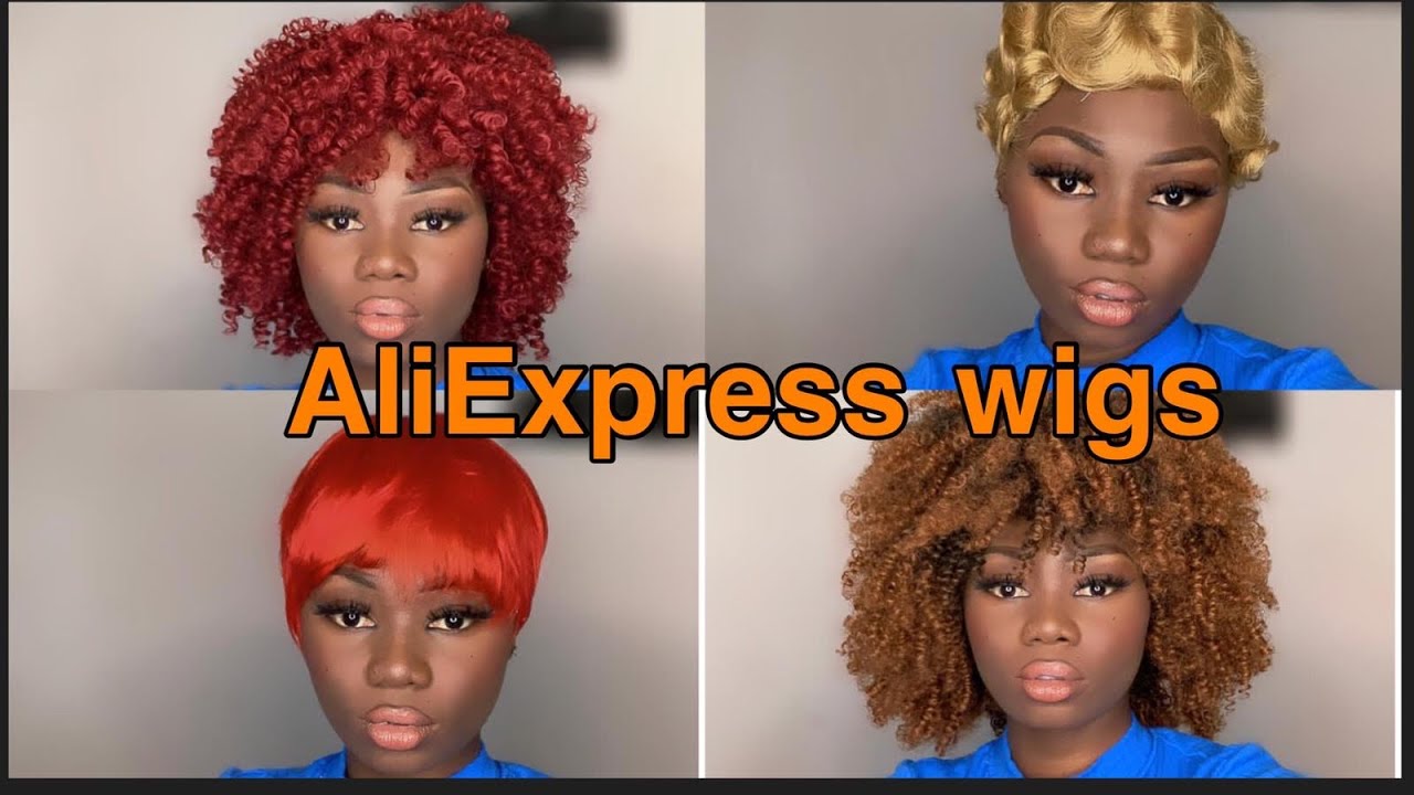 ALIEXPRESS Wig Haul + Try On - YouTube