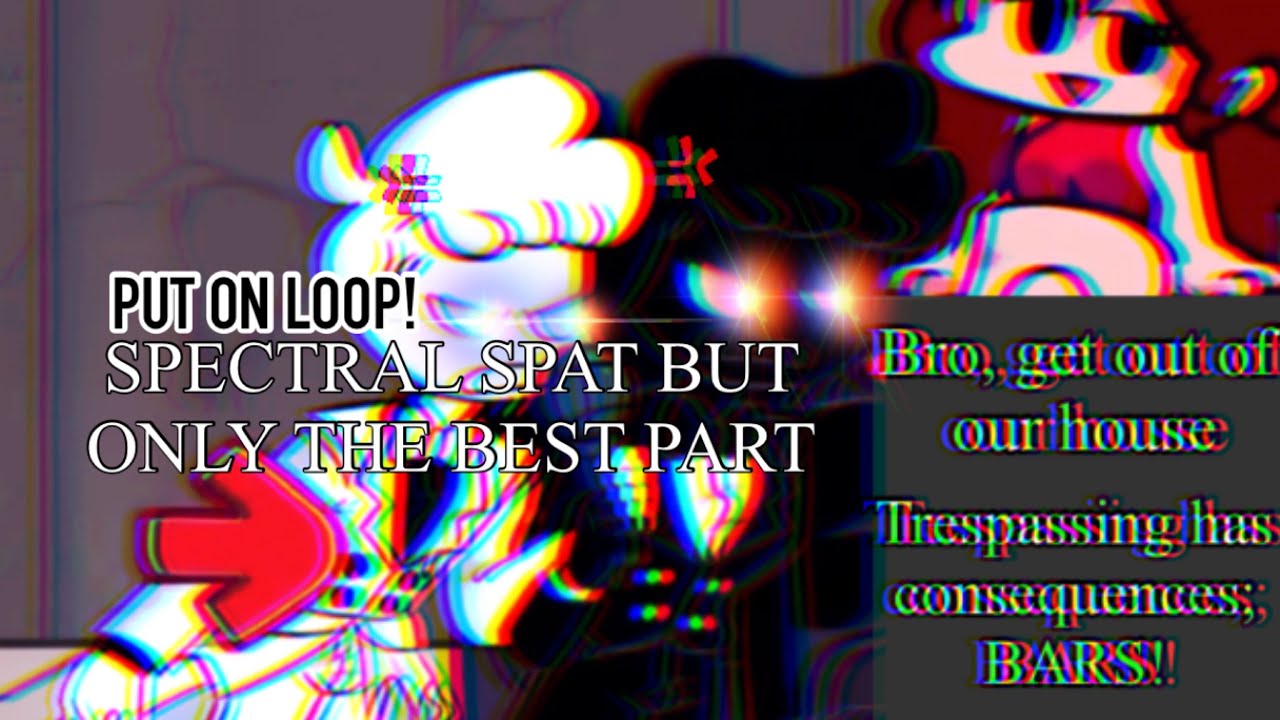 FNF Spectral Spat but its only the BEST part - YouTube