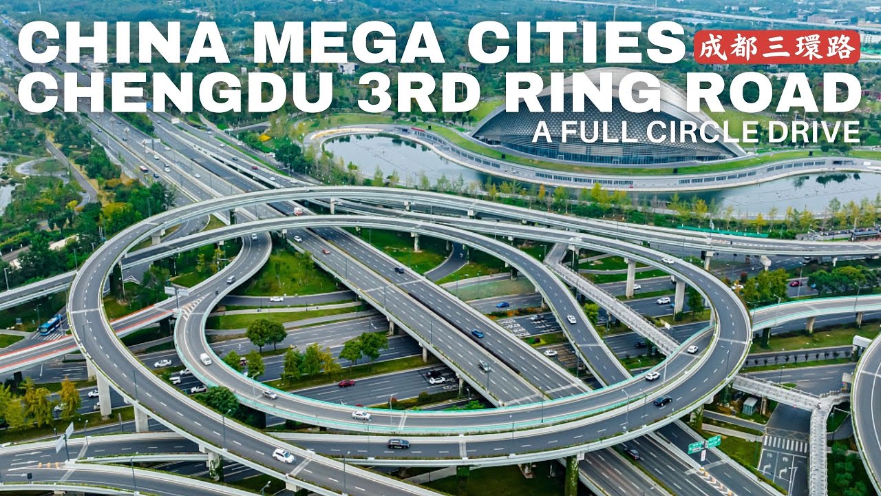 China Mega Cities Driving - Chengdu 3rd Ring Road - The Largest Scaled ...