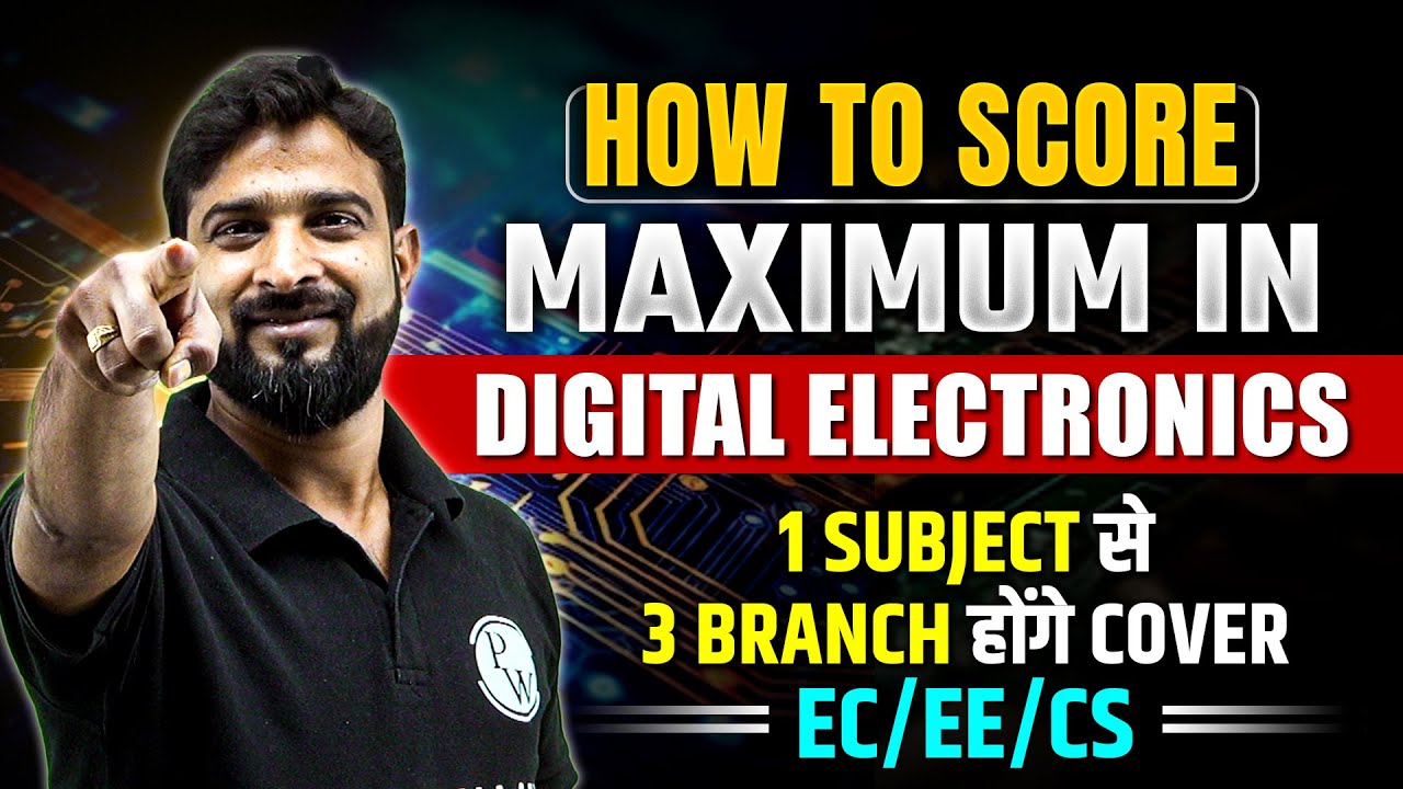 How to Score Maximum in Digital Electronics | GATE 2024 | EE/ECE/CS - YouTube