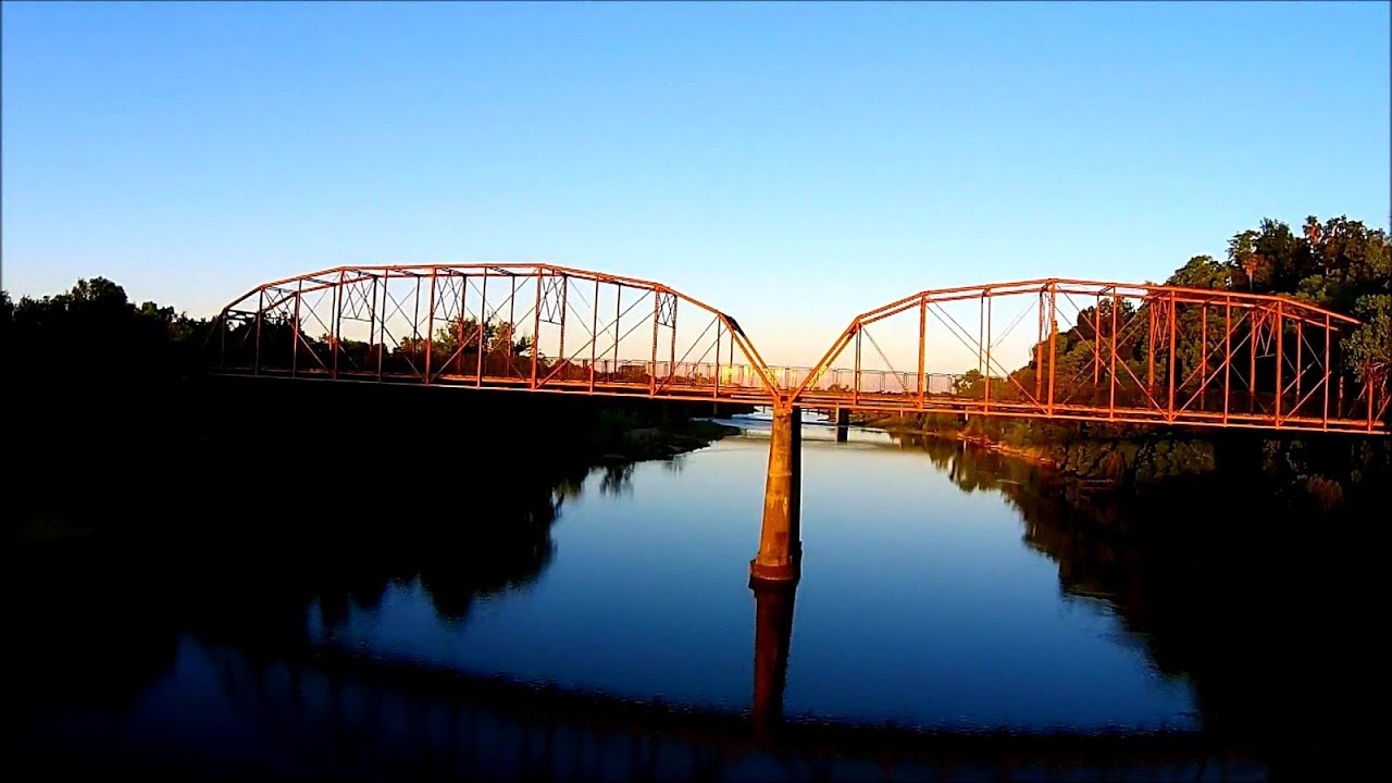 American River Sunrise at Fair Oaks Bridge in Faasstt Motion - YouTube