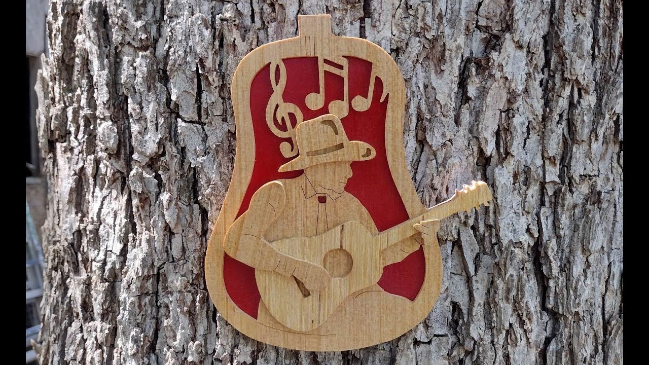 Guitar Man, Scroll Saw Project - YouTube