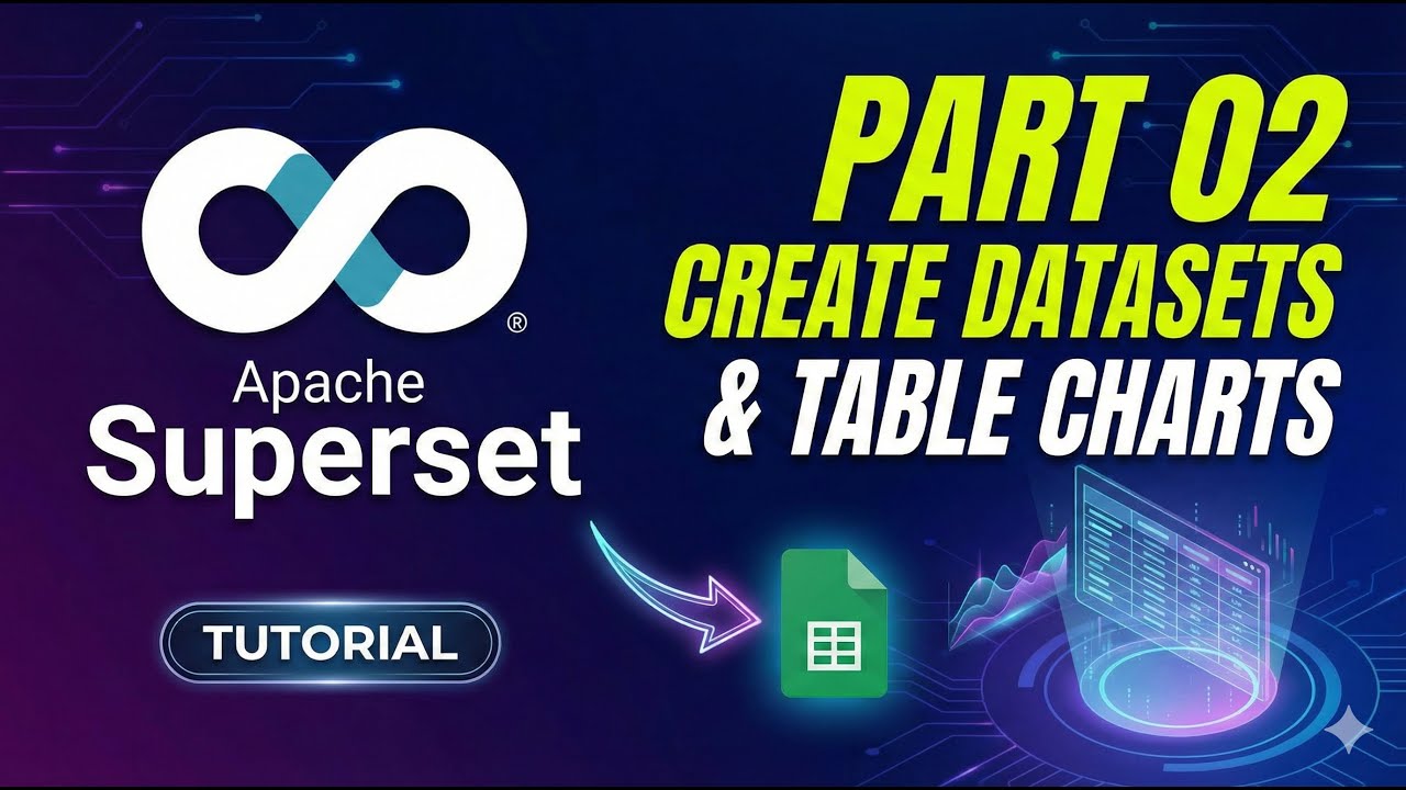 Apache Superset: Create Dataset & Bar Chart [Part 2] - YouTube