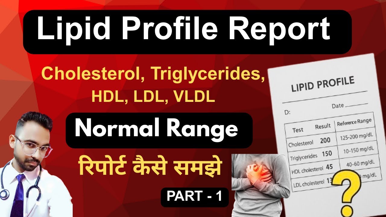 Lipid Profile Report | Normal Cholesterol Report | - YouTube