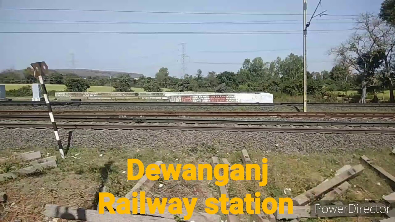 Dewanganj railway station platform view - YouTube