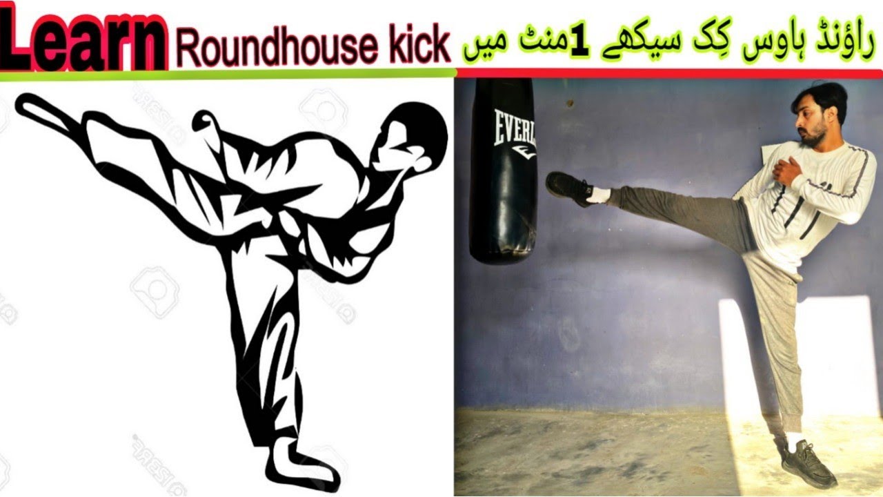 how to roundhouse kick | learn taekwondo karate kick | kick training ...