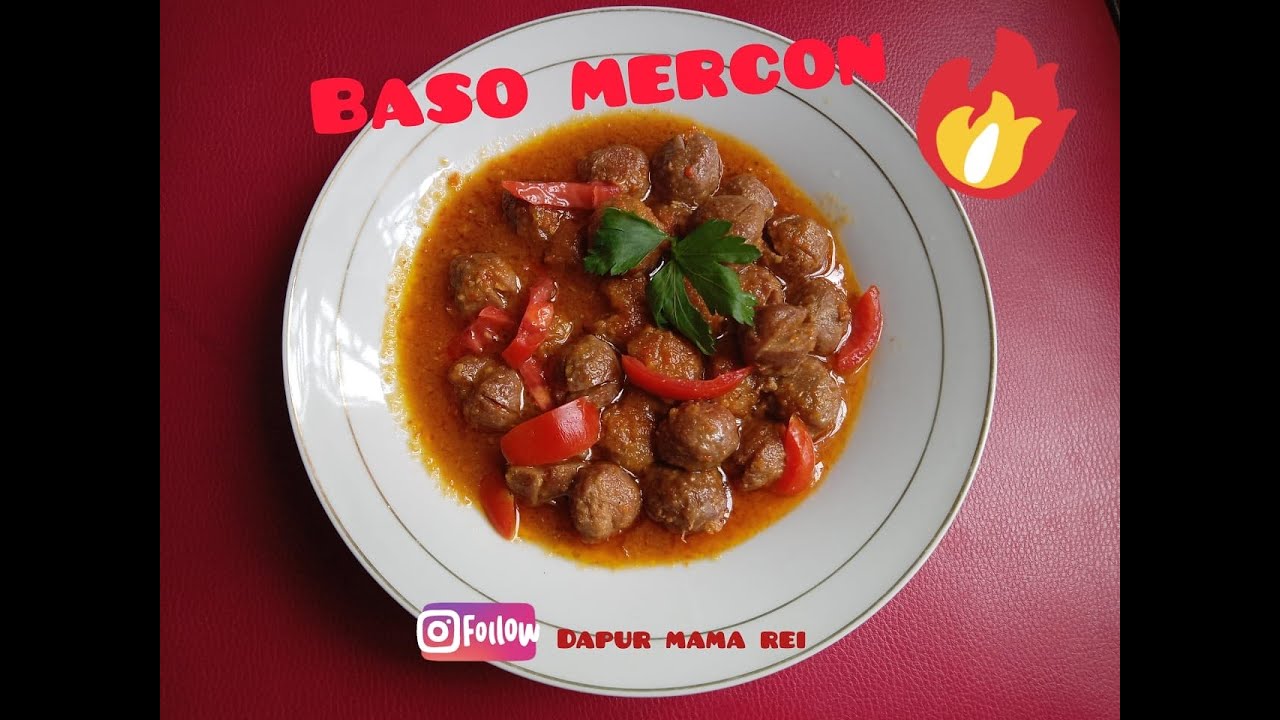 Resep baso mercon - YouTube