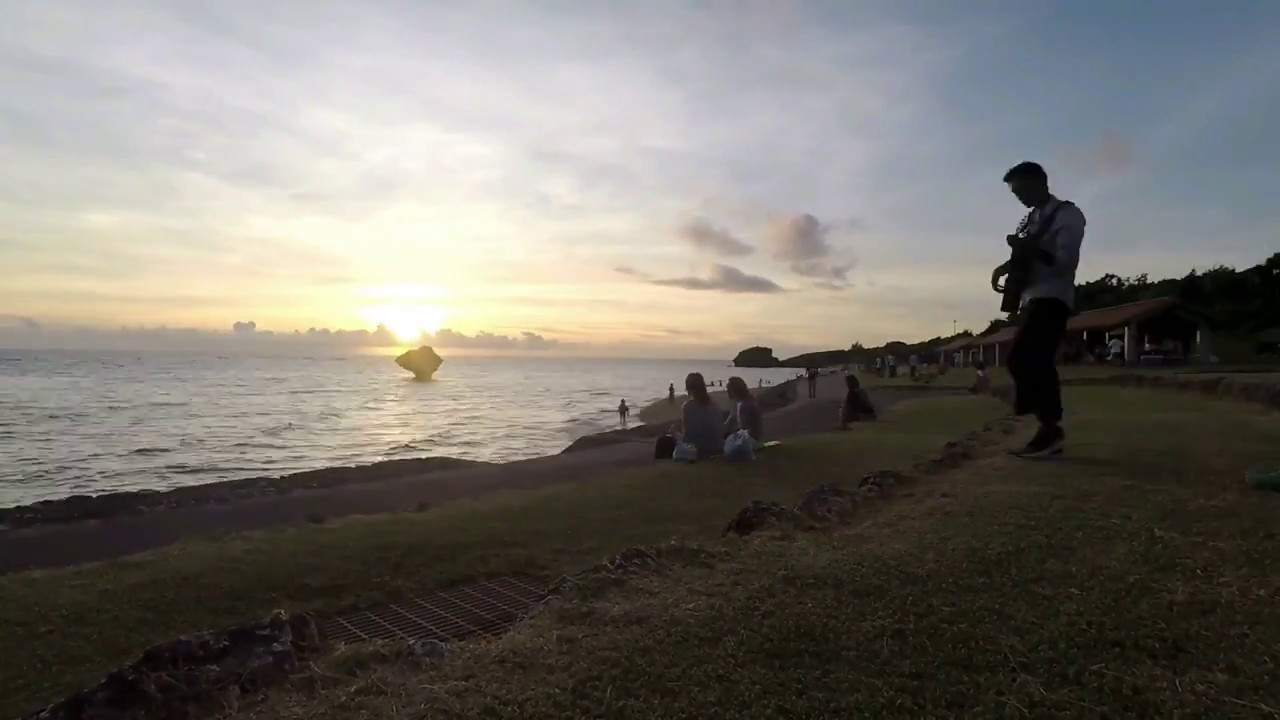 Sunset at Toguchi Beach - Okinawa, July 2017 - YouTube