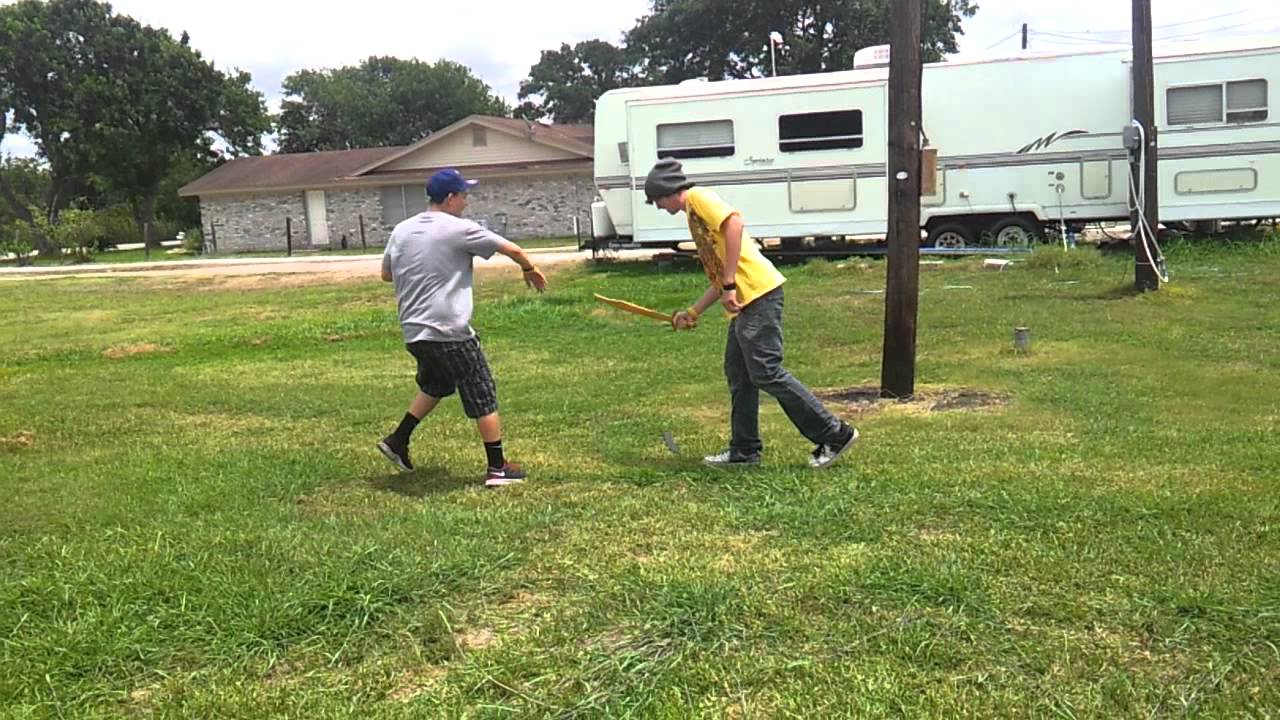EPIC Sword Fight FAIL - YouTube