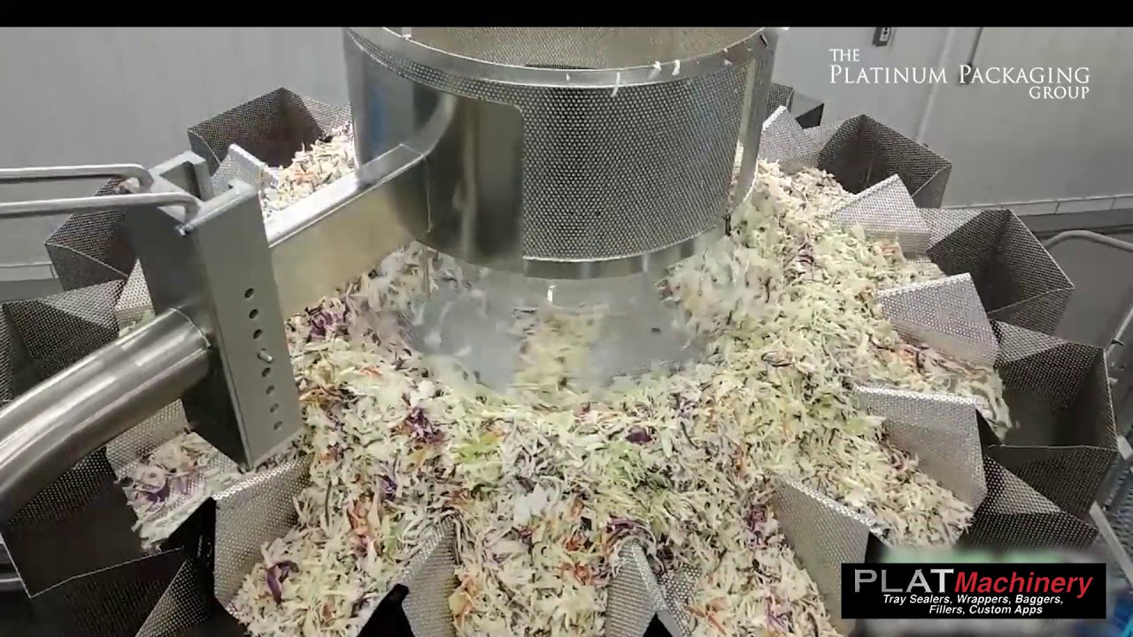 Scales / Vertical Bagger Running Coleslaw and Salad - YouTube