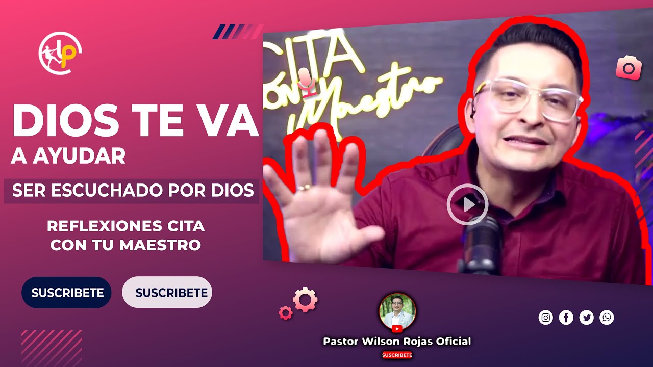 Dios te VA A AYUDAR / Como SER escuchado por DIOS / (Reflexiones Cita ...