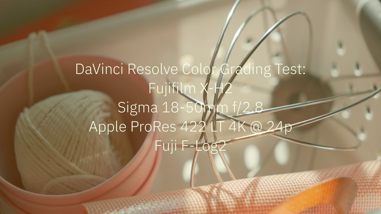Fujifilm XH2 ProRes 422 LT Flog2 Grading - YouTube