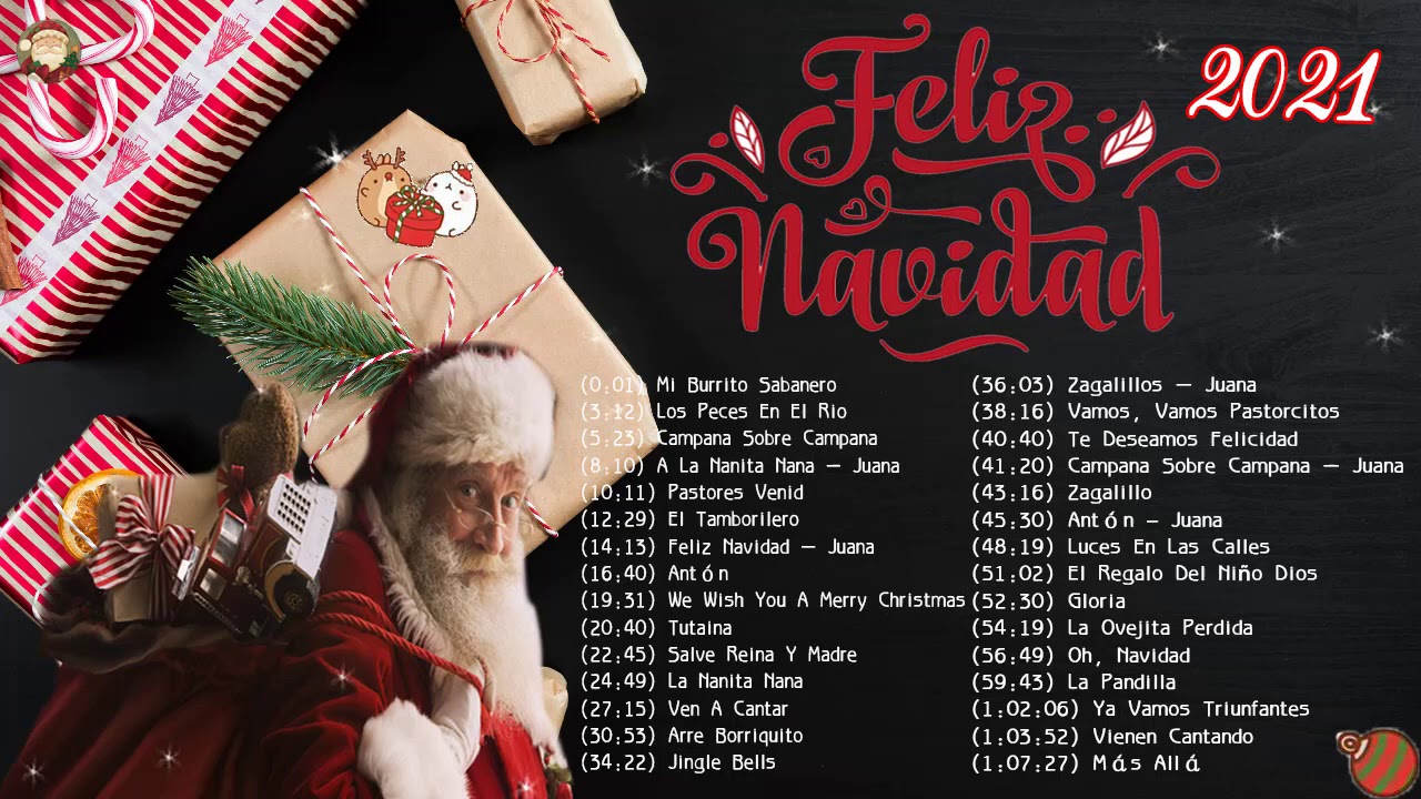 Las 30 Mejores Villancicos Navideños - Mezcla Música de Navidad en ...