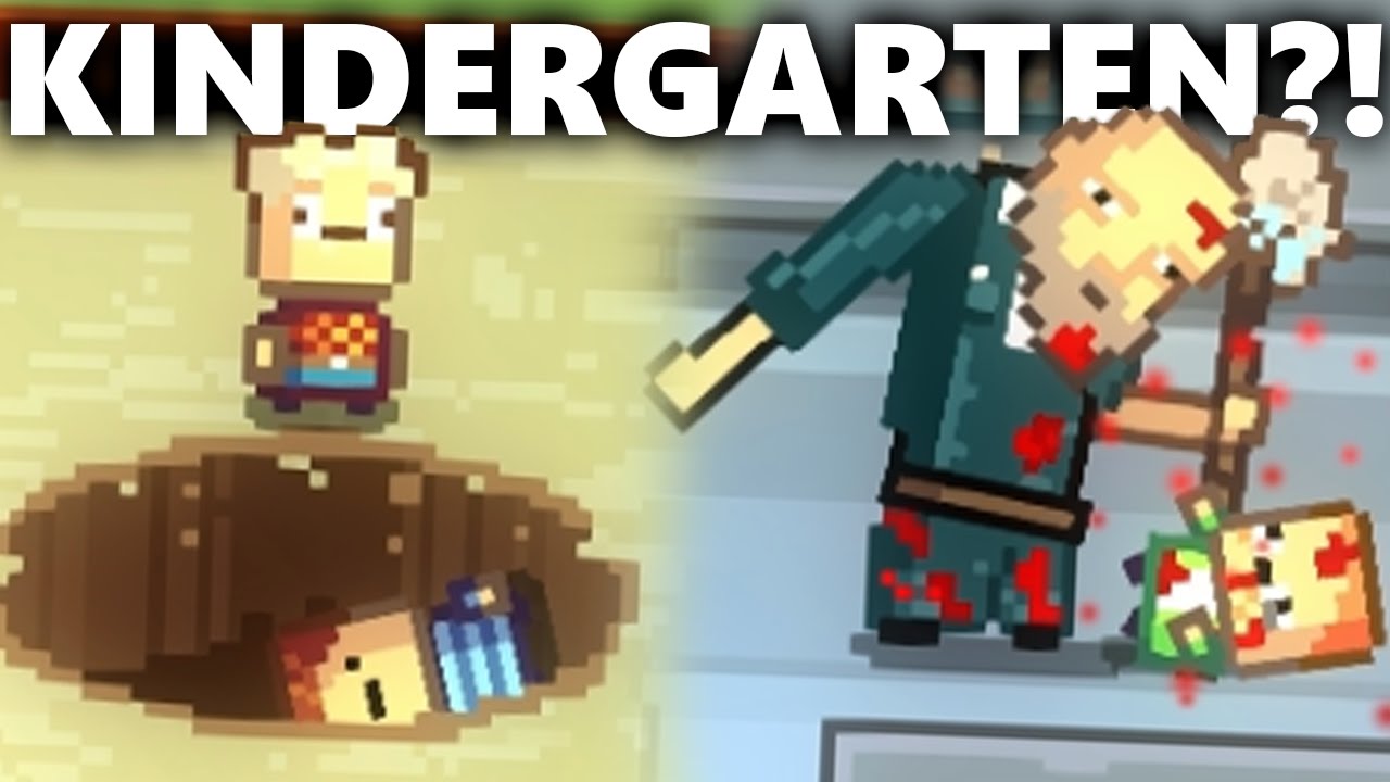 KILLER JANITORS AND BOTTOMLESS PITS?!?! | Kindergarten - YouTube