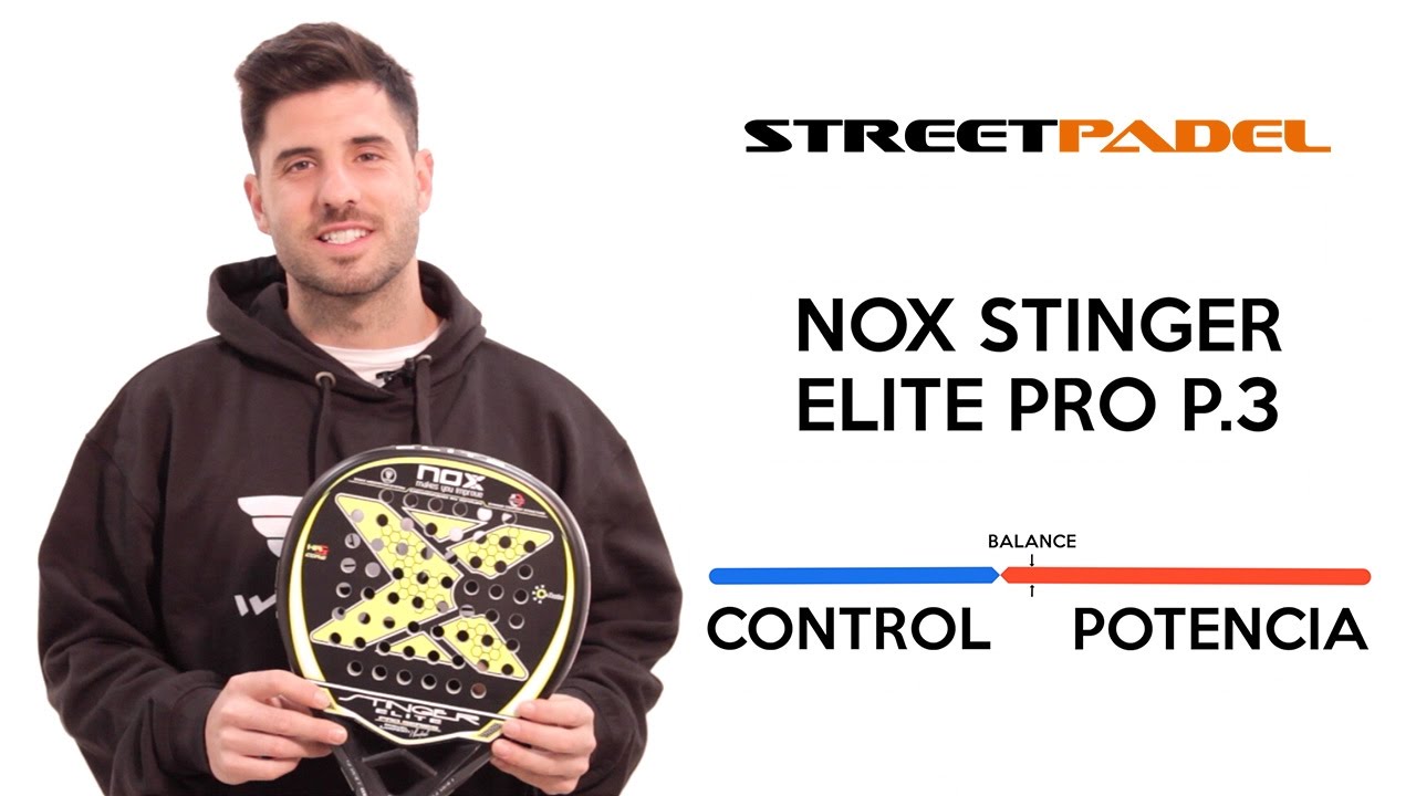 Análisis en pista pala de pádel NOX Stinger Elite Pro P3 - YouTube