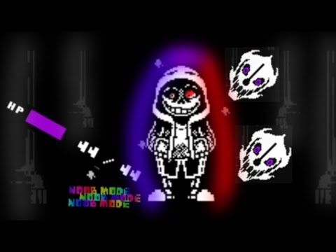 dust tale sans fight by 毛玉 noob made クリア！ - YouTube