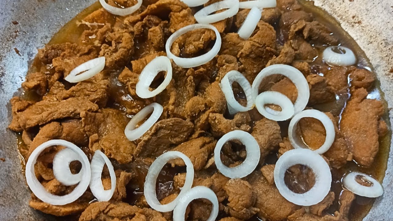 Paano magluto ng pork Bistek Tagalog | pork steak recipe | Ganitong ...