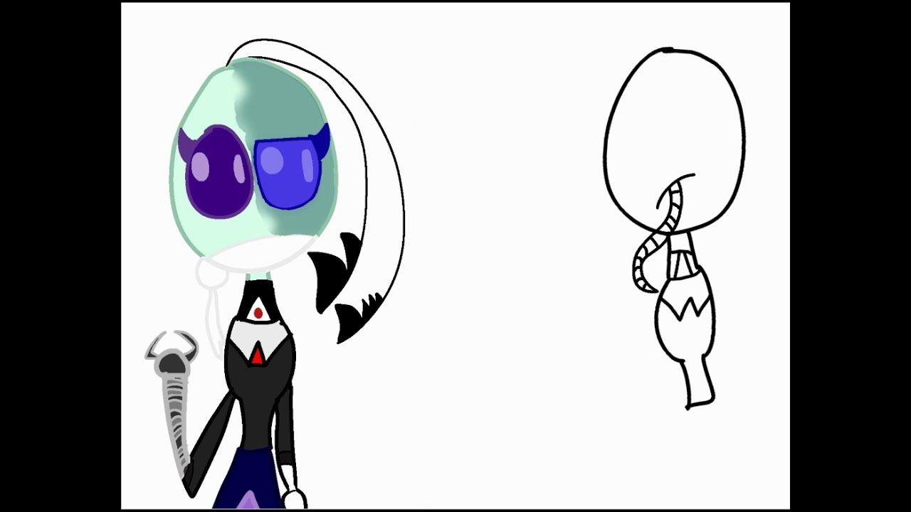 Kat (Irken outcasts oc speedpaint) - YouTube