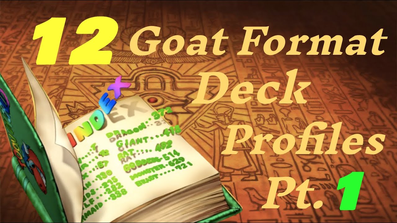 12 GOAT FORMAT DECK PROFILES Pt. 1 - YouTube