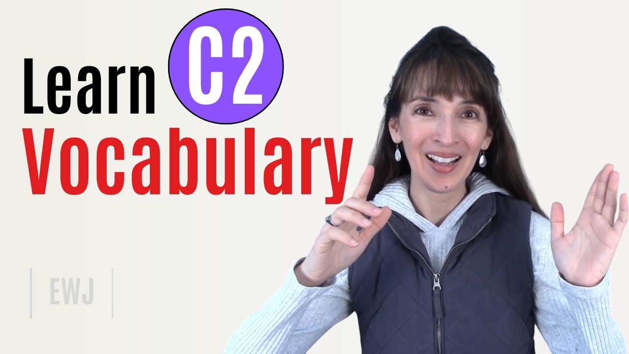 C2 Vocabulary for Advanced Learners - Master 5 Words! - YouTube