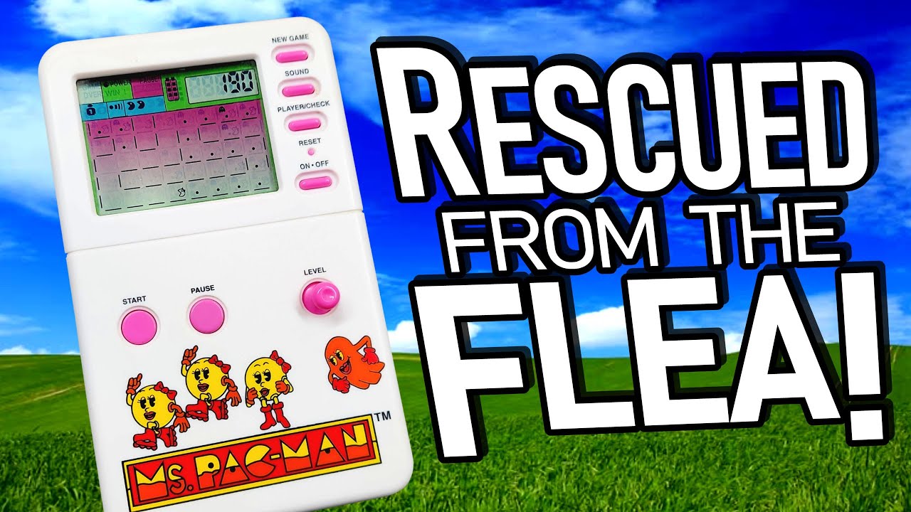 Ms. Pac-Man Handheld from MGA 1996 | Saved from the FLEA MARKET! - YouTube