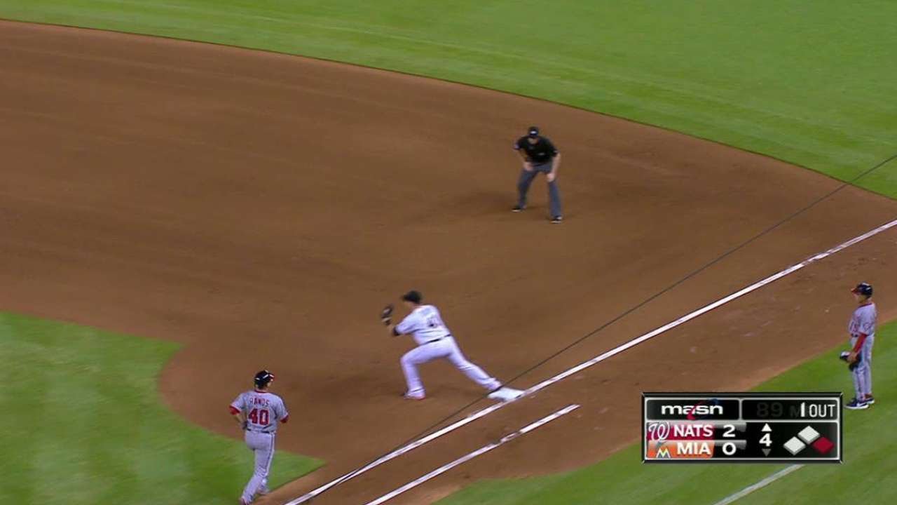 WSH@MIA: Chen forces Ramos to ground into double play - YouTube
