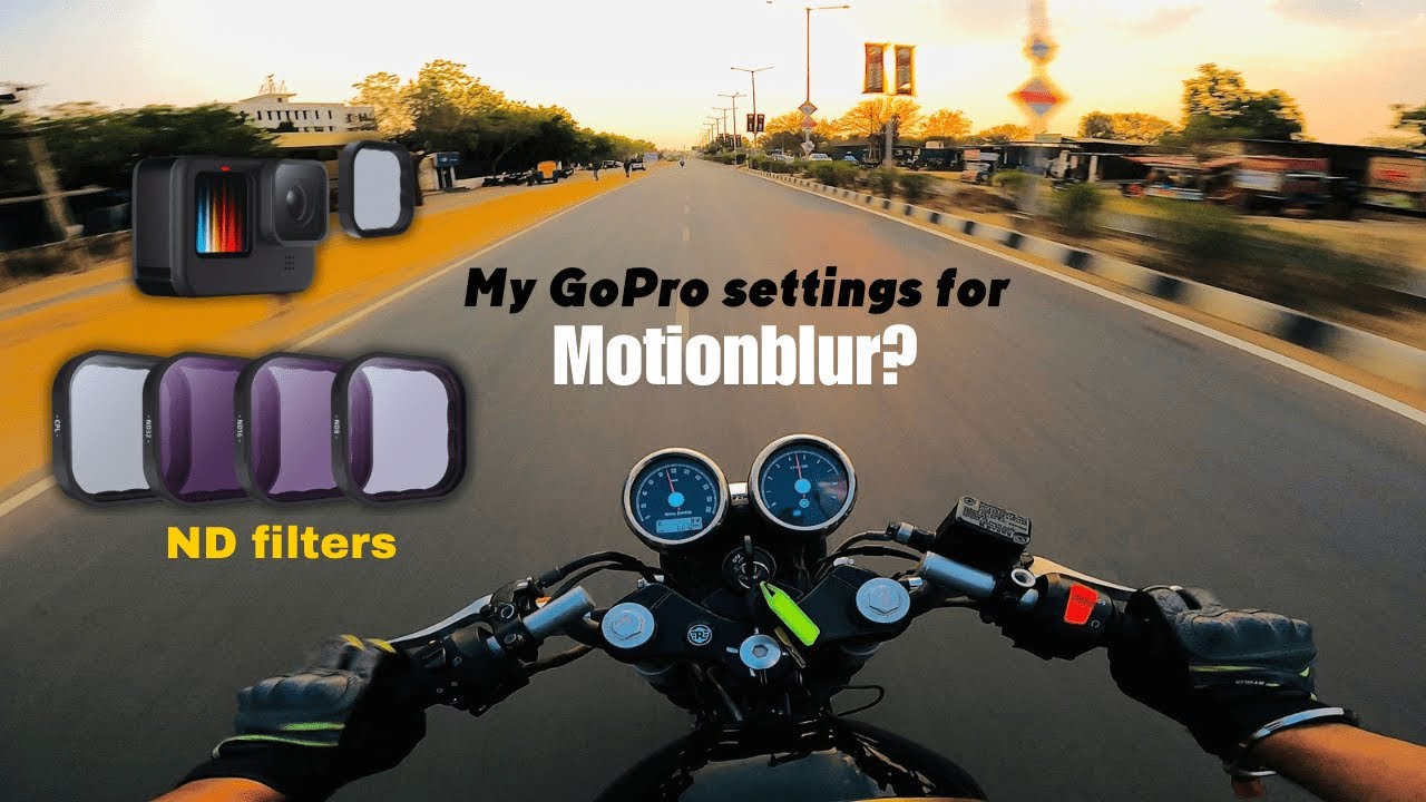 Best GoPro settings for Motionblur | cinematic Vlogs | ND Filters | GT650 - YouTube