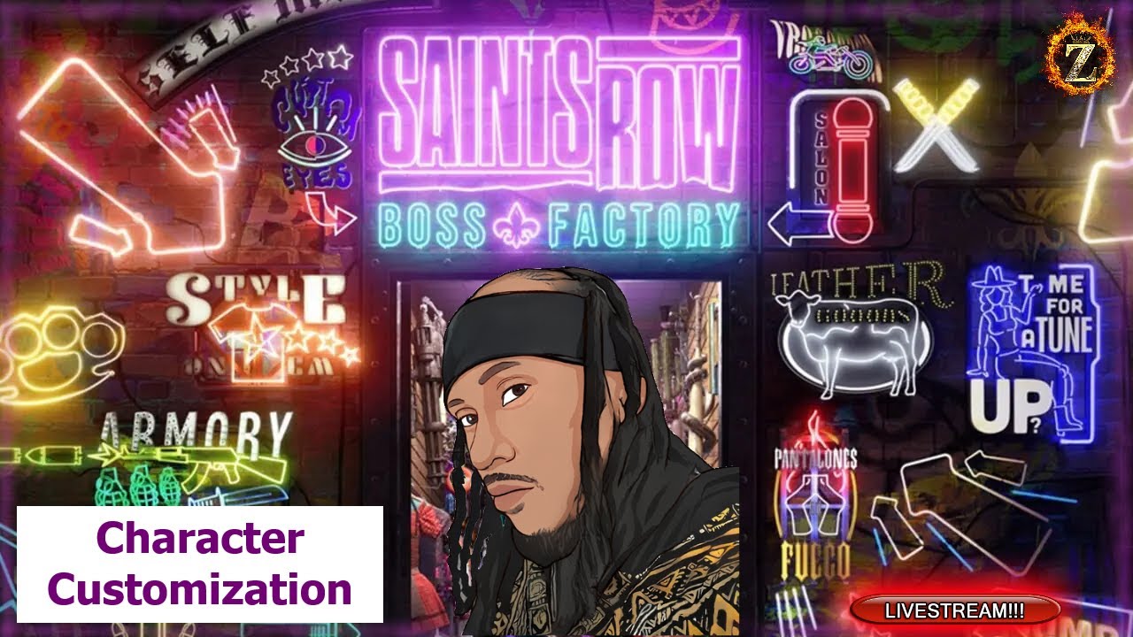 Saints Row Boss Factory: Character Creation [LIVESTREAM!] - YouTube