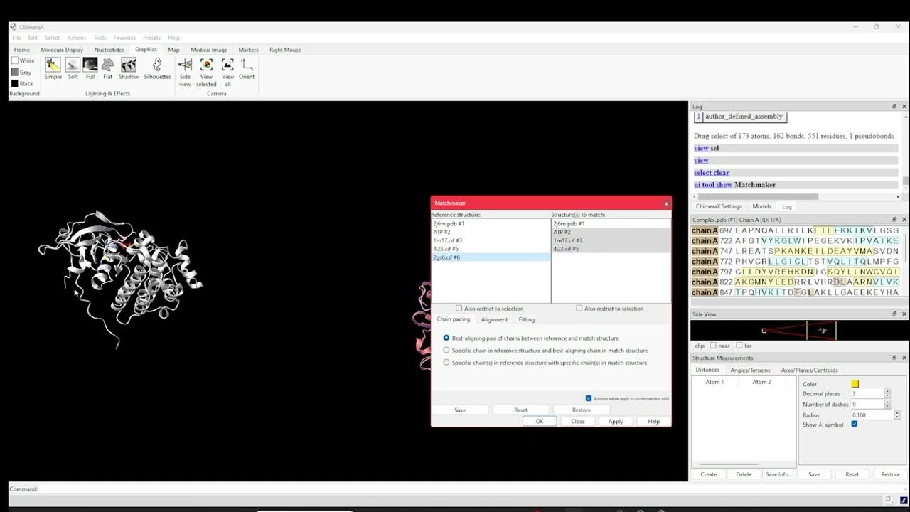 How to perform structure alignment using UCSF-ChimeraX #ucsfchimerax #chimerax - YouTube