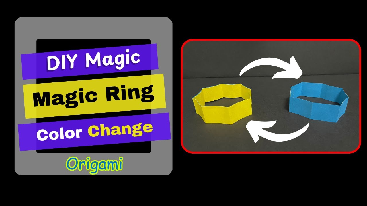 DIY Easy Tutorial | How to Make Magic Ring? | Color Change Magic Ring ...