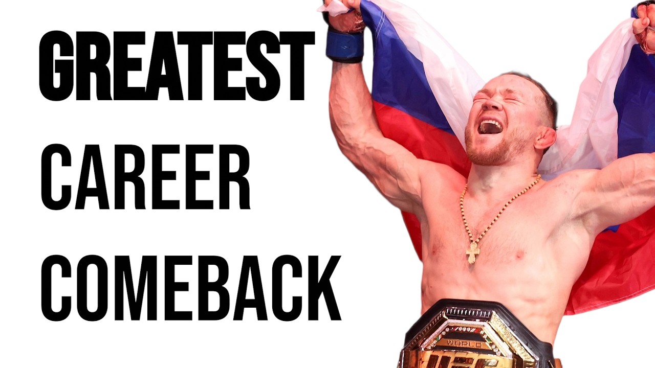 The Greatest Career Comeback In UFC History - YouTube